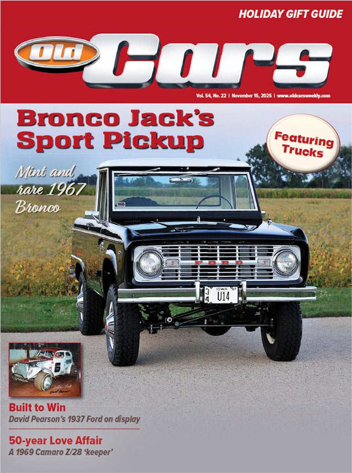 A sneak peek of what's inside Old Cars' November 15, 2025, issue! - Old ...
