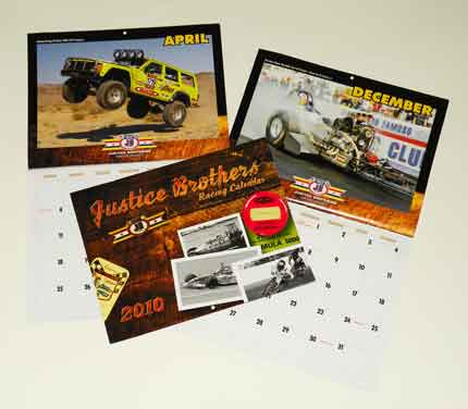 2010 Justice Brothers Racing Calendar - Old Cars Weekly