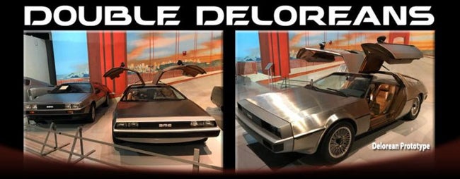 DeLorean prototype 1 & production vehicle at The AACA Museum, Inc.