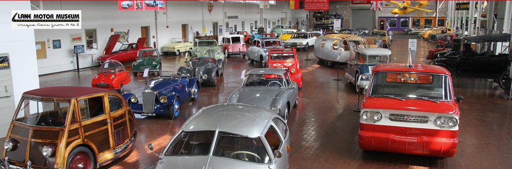 Getting into the gaming spirit at the Lane Motor Museum in 2024