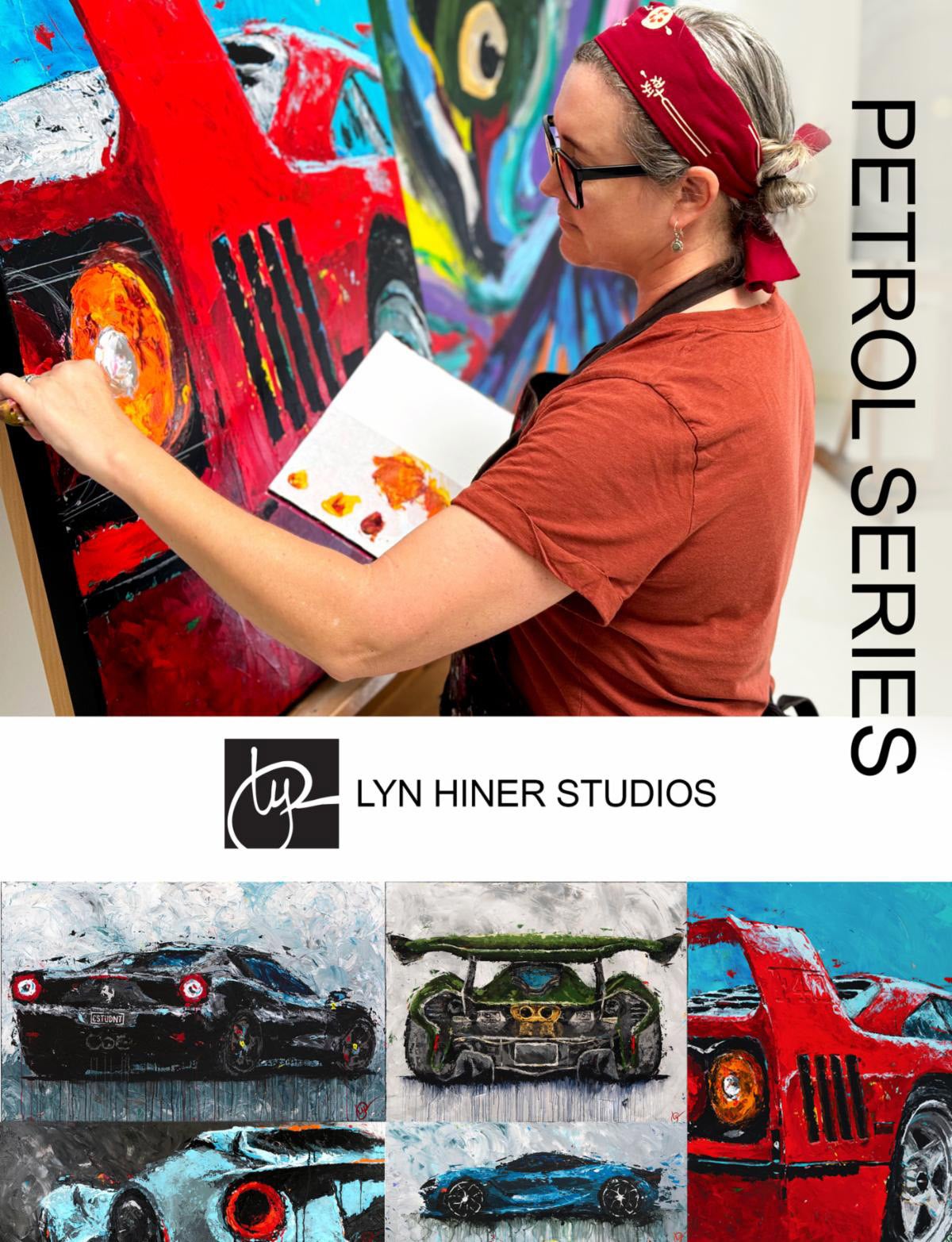 Renowned Artist Lyn Hiner showcases her "Petrol Series" at the Saratoga ...