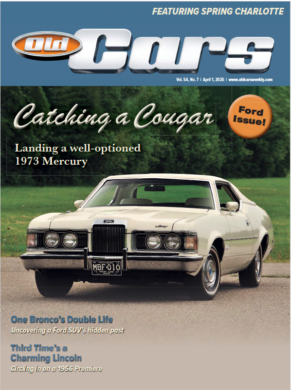 A sneak peek of what's inside Old Cars' April 1, 2025, issue!